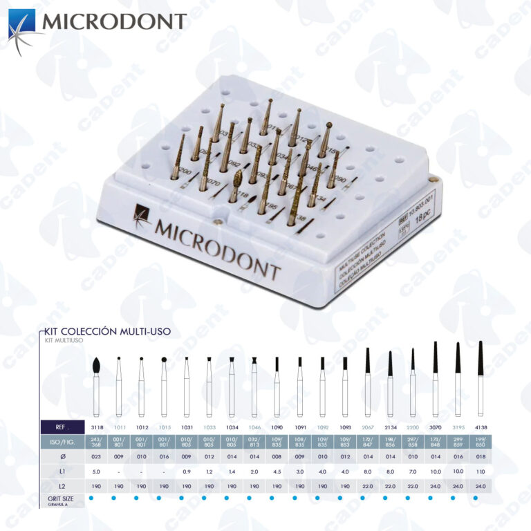 KIT FRESAS COLECCION MULTIUSO MICRODONT - Cadent